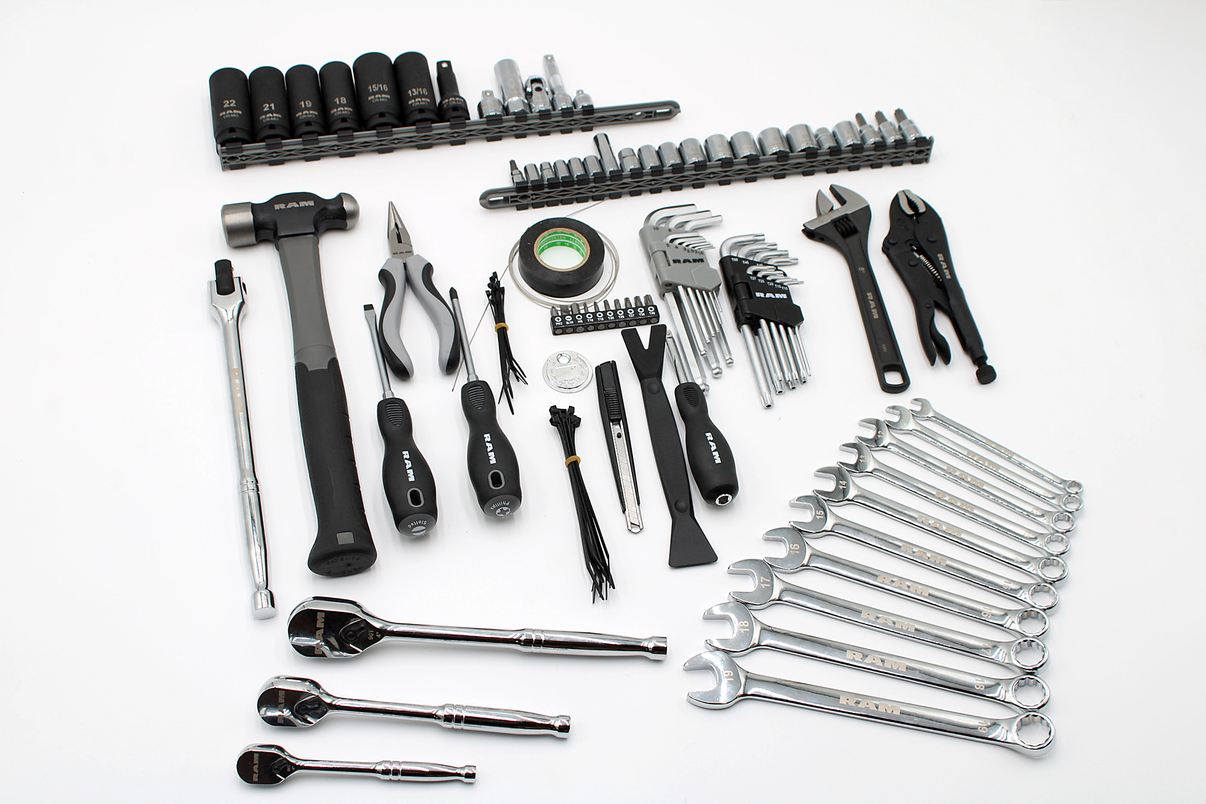 90pc RAM Tool Kit Roll – motleyindustries